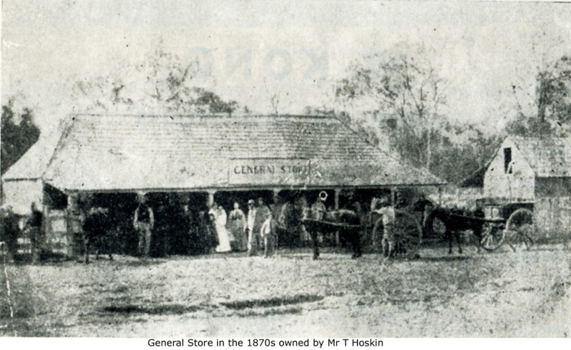 Hoskin's General Store in 1870s | Violet Town Photograph Gallery