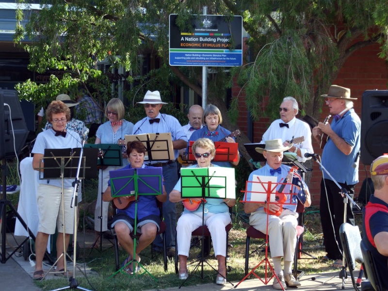 Australia Day 2010 - VT Ukelele Group | Violet Town Photograph Gallery