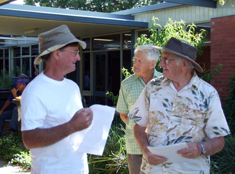 Australia Day 2011 - L to R, John Broadhurst, Ian Chanter, Jevan ...